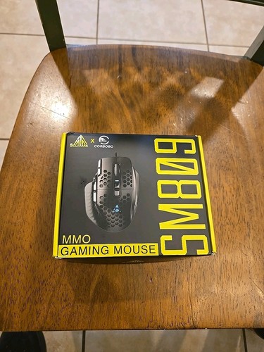 SOLAKAKA SM809 Pro Wireless MMO Gaming Mouse with 9 Side Buttons24000 ...