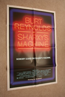 SHARKY'S MACHINE Orig. 1-Sheet Movie Poster 1981 Burt Reynolds Rachel ...