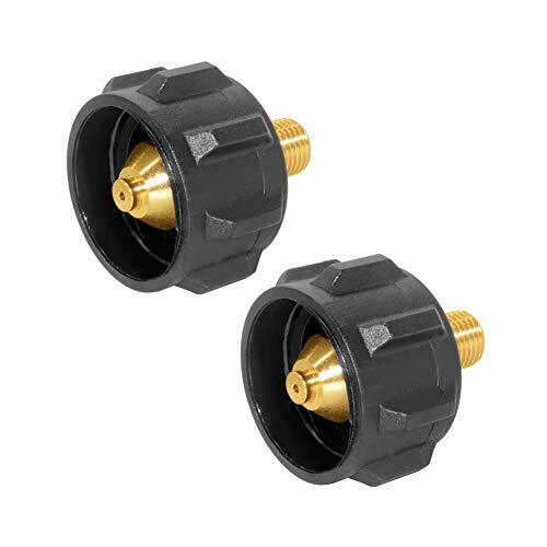 2PCS QCC1 Propane Adapter Gas Regulator Valve Fitting with 1/4 Inch NPT ...