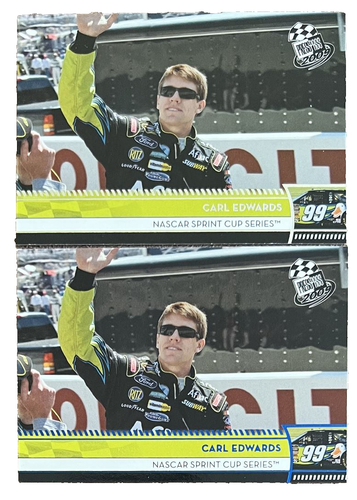 Carl Edwards 2009 Press Pass Lot #128 w/ Blue Foil Parallel NASCAR ...