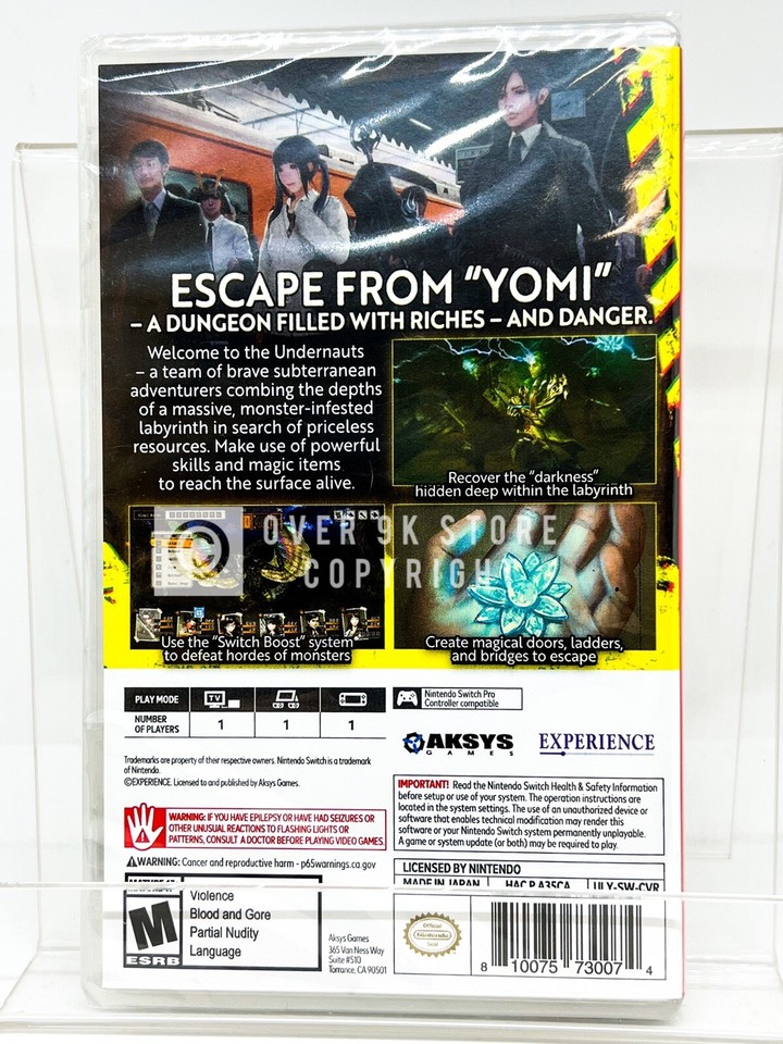 Undernauts: Labyrinth of Yomi - Nintendo Switch - Brand New | Factory ...