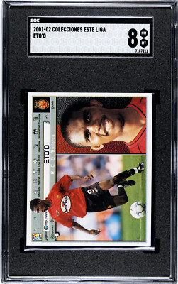 Colecciones Este Rookie Sticker Card Samuel Eto'o La Liga 2001-2002 SGC ...