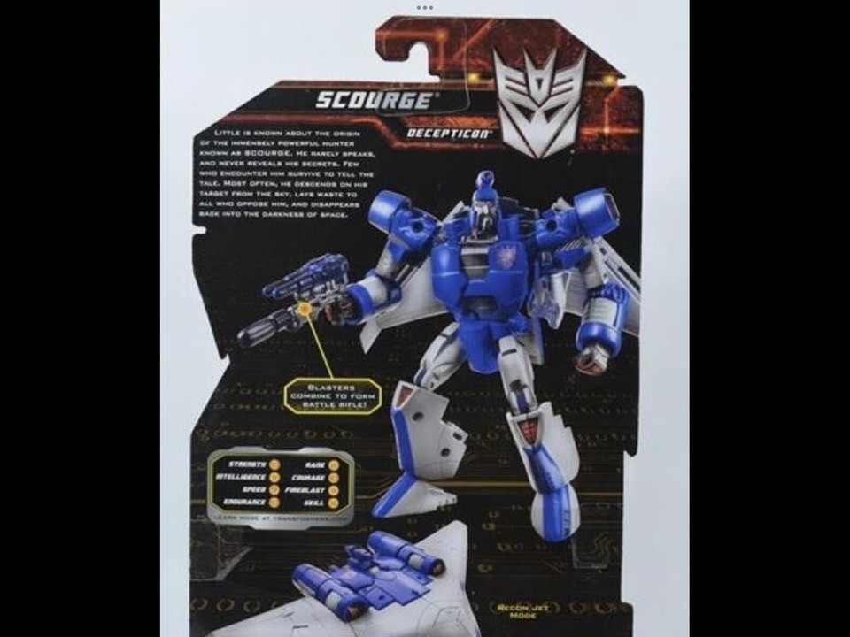 Transformers Scourge Generations Deluxe Class New Hasbro Deception ...