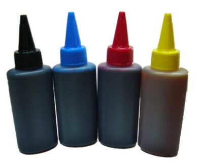 4 x 100ml ink refill Canon cl646 pg645 cl-646 pg-645xl ciss refillable ...