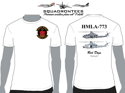 HMLA-773 Red Dogs Squadron T-Shirt D2, USMC Licensed Product | eBay