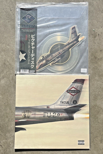 EMINEM KAMIKAZE 2 VINYL RECORDS RED LP AND THE RINGER PICTURE DISC NEW ...