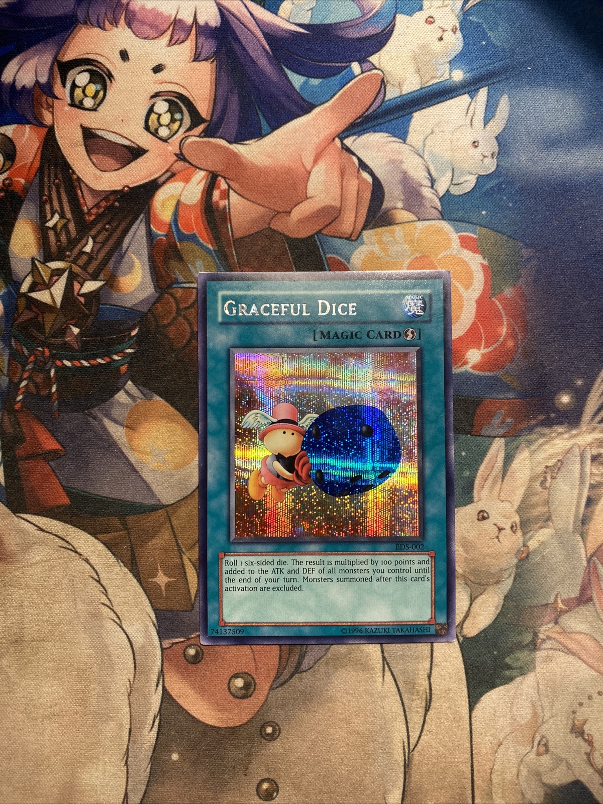 Graceful Dice - EDS-002 Prismatic Secret Rare VLP/LP Yugioh Card | eBay