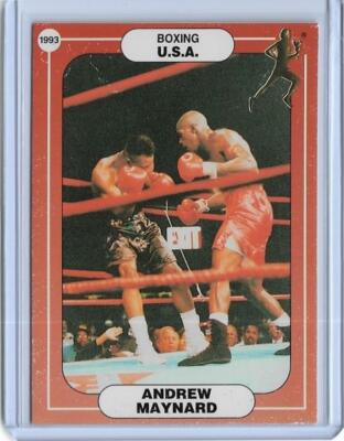 RARE 1992/93 ICCOA ANDREW MAYNARD CARD #33C BOXING GREAT ~ OLYMPICS ...