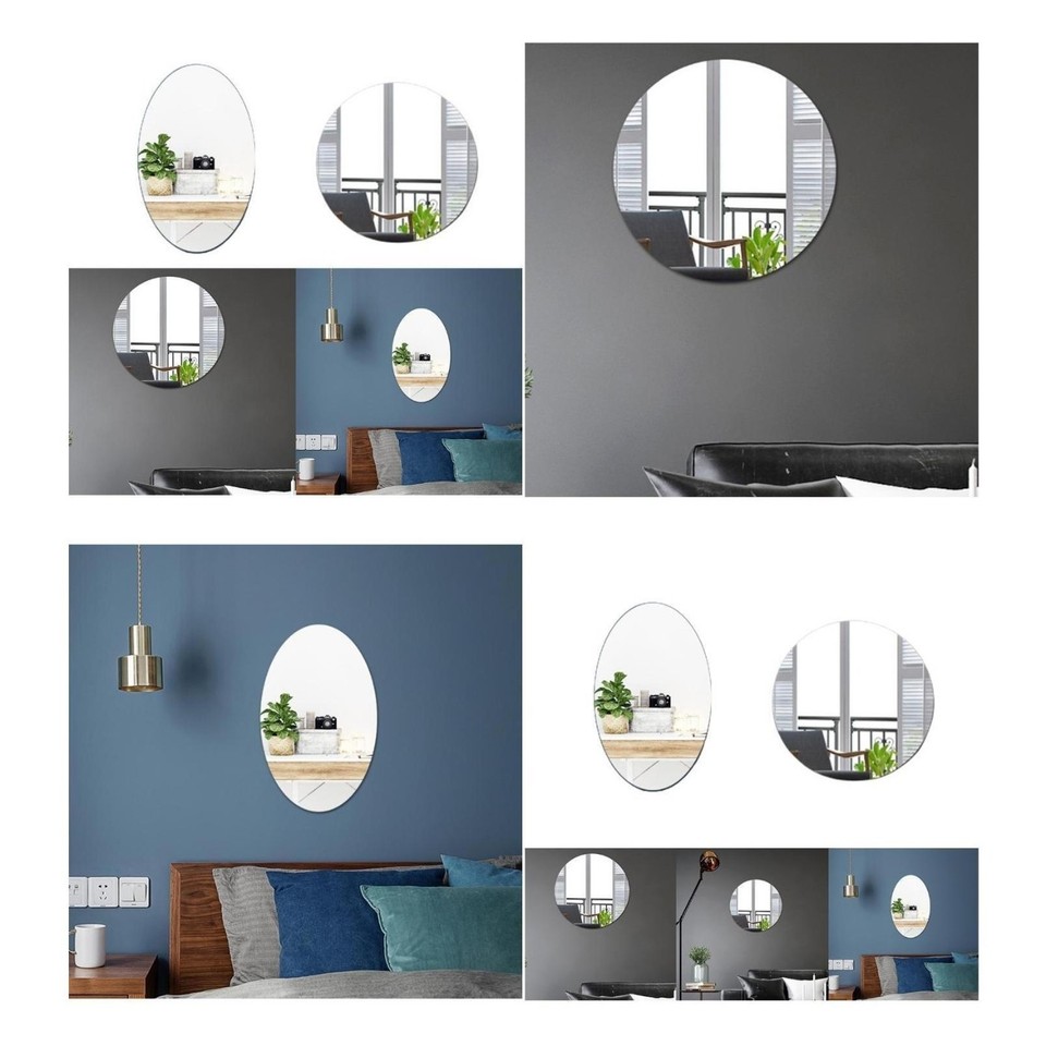 High Definition Round Mirror Sticker Waterproof and Lightweight ...