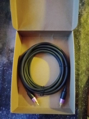 Brand new 15 ft High Quality Gold plated AMAZON BASICS Subwoofer Cable ...