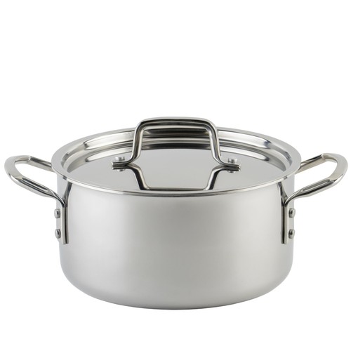 WINCO Tri-Ply Stainless Steel Stock Pot - All Cooktops, Induction ...