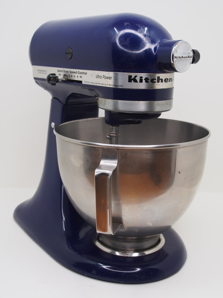 KitchenAid KSM90 300W Ultra Power Stand Mixer - Cobalt Blue Bowl and ...