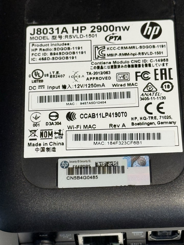 HP Wifi Adapter for HP Printer | eBay