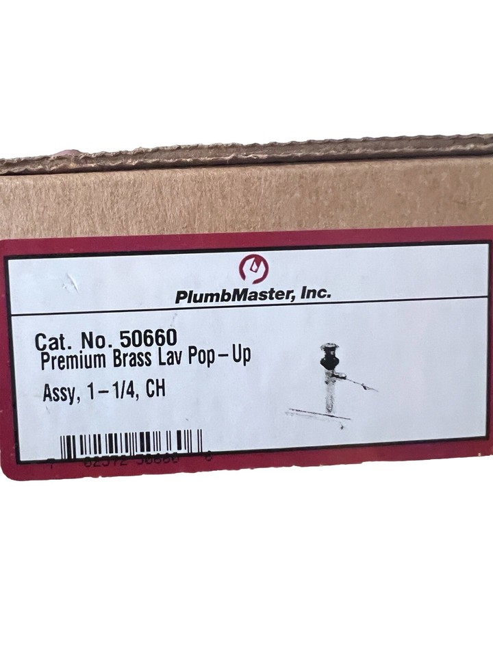 Plumbmaster 1-1/4" Brass Premium Lavatory Pop-Up Assembly | eBay