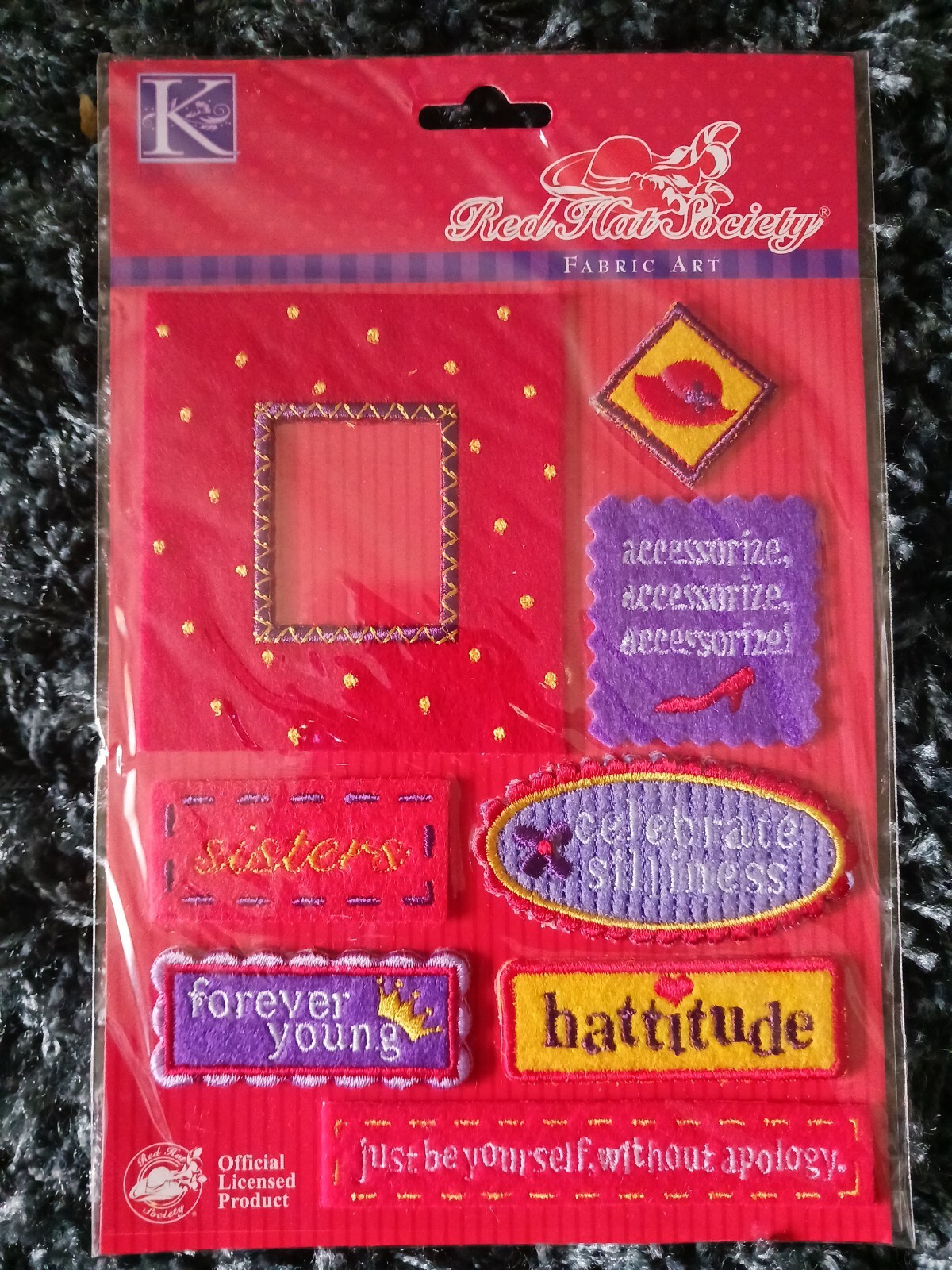 RED HAT FELT TAGS,.Red Hat Society Fabric Art | eBay
