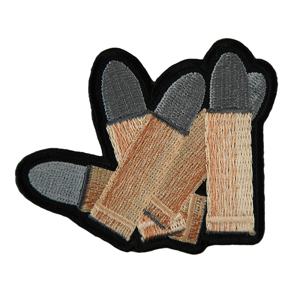 Gold Bullets With Silver Tips Embroidered Patch, Ammunition Patches | eBay