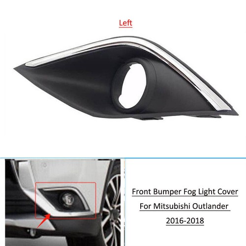 Bumper Fog Light Cover Grille For Mitsubishi Outlander 2016 2017 2018 ...