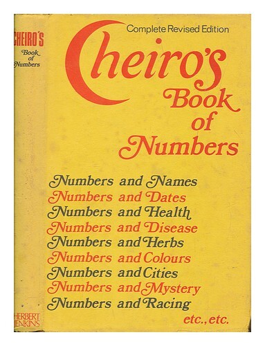 CHEIRO Cheiro's book of numbers 1978 Hardcover | eBay