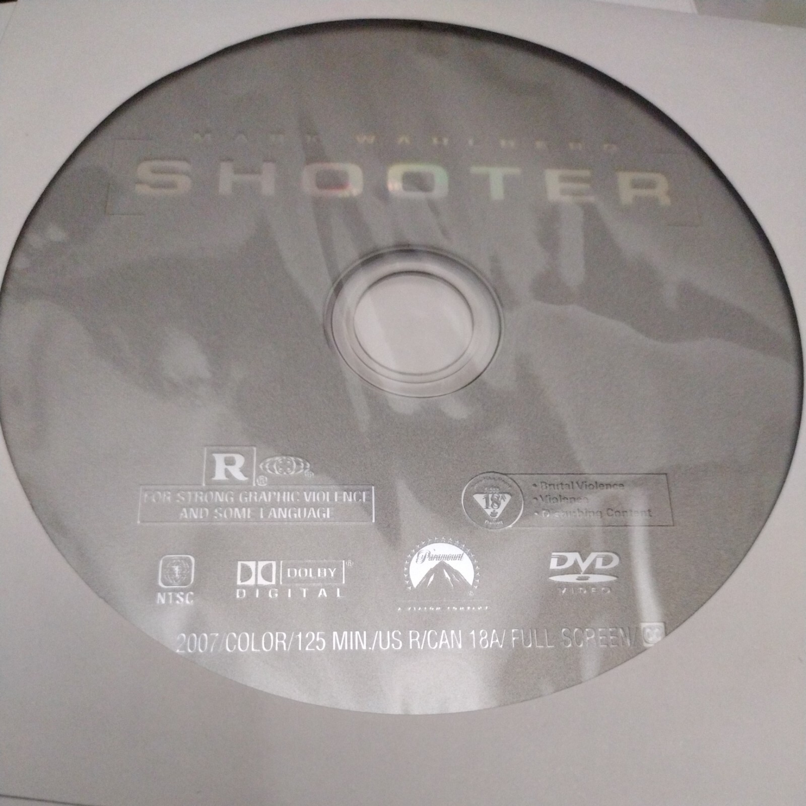 Shooter (DVD disc only, 2007, Full Frame) 97361300542 | eBay