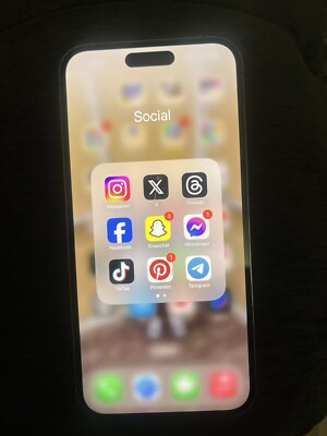 TIK TOK!! Apple iPhone 14 Pro Max 128 GB Deep Purple w/Tik Tik App ...