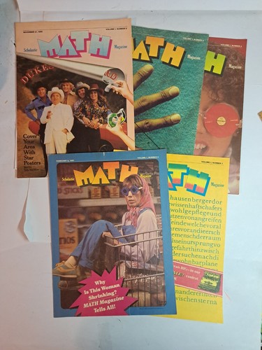Scholastic Math Magazine 5 Issues 1980-1981 | eBay
