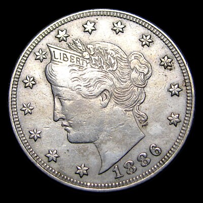 1886 Liberty V Nickel ---- Nice Details Rare Coin ---- #774Z | eBay