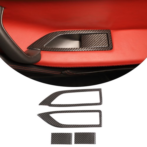 Real Carbon Fiber Inner Door Handle Decoration For Ferrari 458 2011 ...