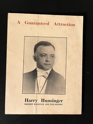 Harry Hunsinger Magic Advertisement | eBay