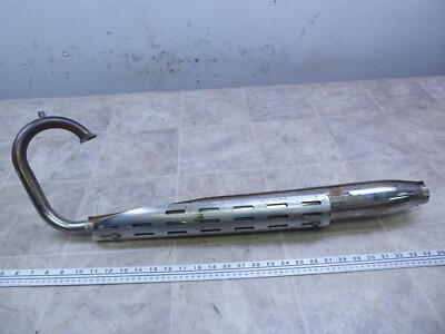 1971 Benelli Hurricane 65cc S807-2) exhaust header muffler pipe w/ heat ...