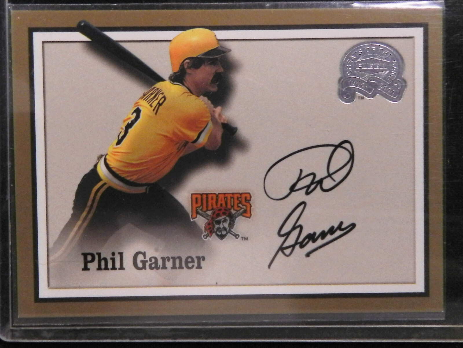 2000 Fleer Greats of the Game Phil Garner Signed Autograph Baseball ...