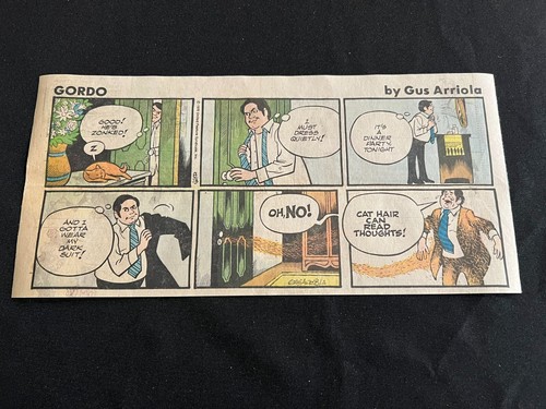 #20 GORDO by Gus Arriola Lot of 20 Sunday Third Page Comic Strips 1978 ...