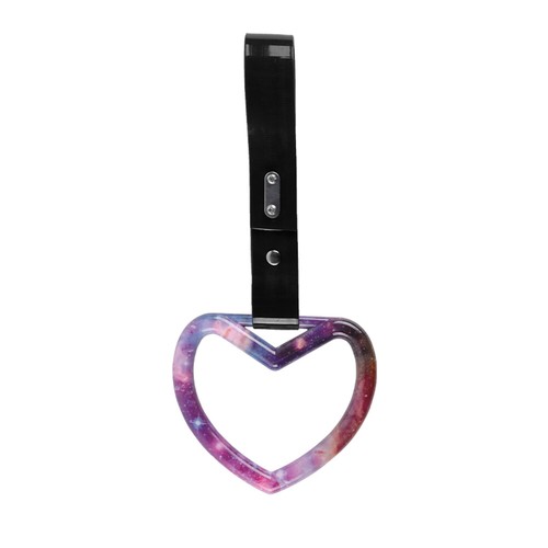 JDM Heart Shape TSURIKAWA Galaxy Ring Subway Train Bus Handle Strap PVC ...