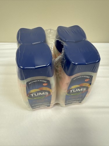 4X Tums Antacid Calcium Ultra Strength 1000 Assorted Fruit 160 Tabs ...