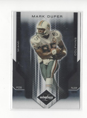 2007 Leaf Limited - Mark Duper #166 /249 for sale online | eBay