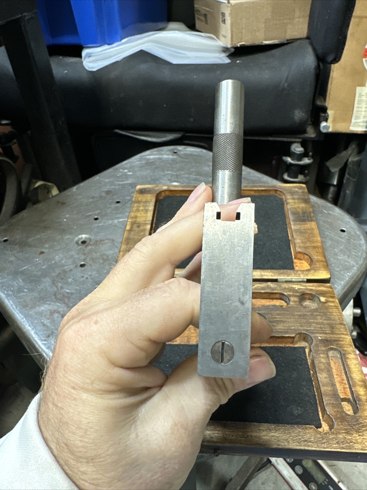 Starrett 995E Precision Planer Gage Adjustable Parallel Machinist Tool ...