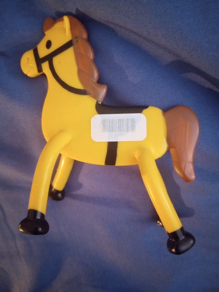 Oriental Trading Company Bendable Posable Plastic Brown Horse Black ...