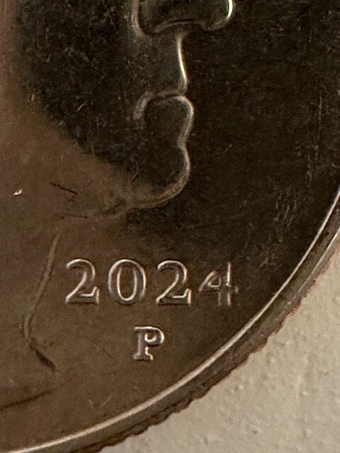 2024(P) HOPE quarter " In Cod We Trust " Rare MINT Error Good Condition ...