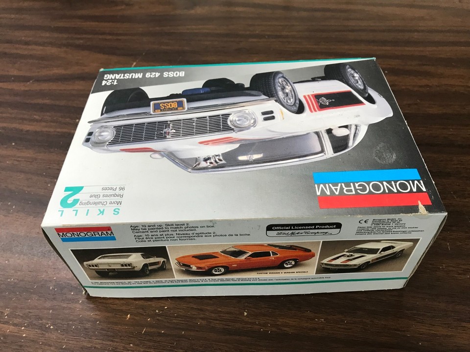 Monogram Boss 429 Mustang 1:24 Scale Model Kit #2728 | eBay