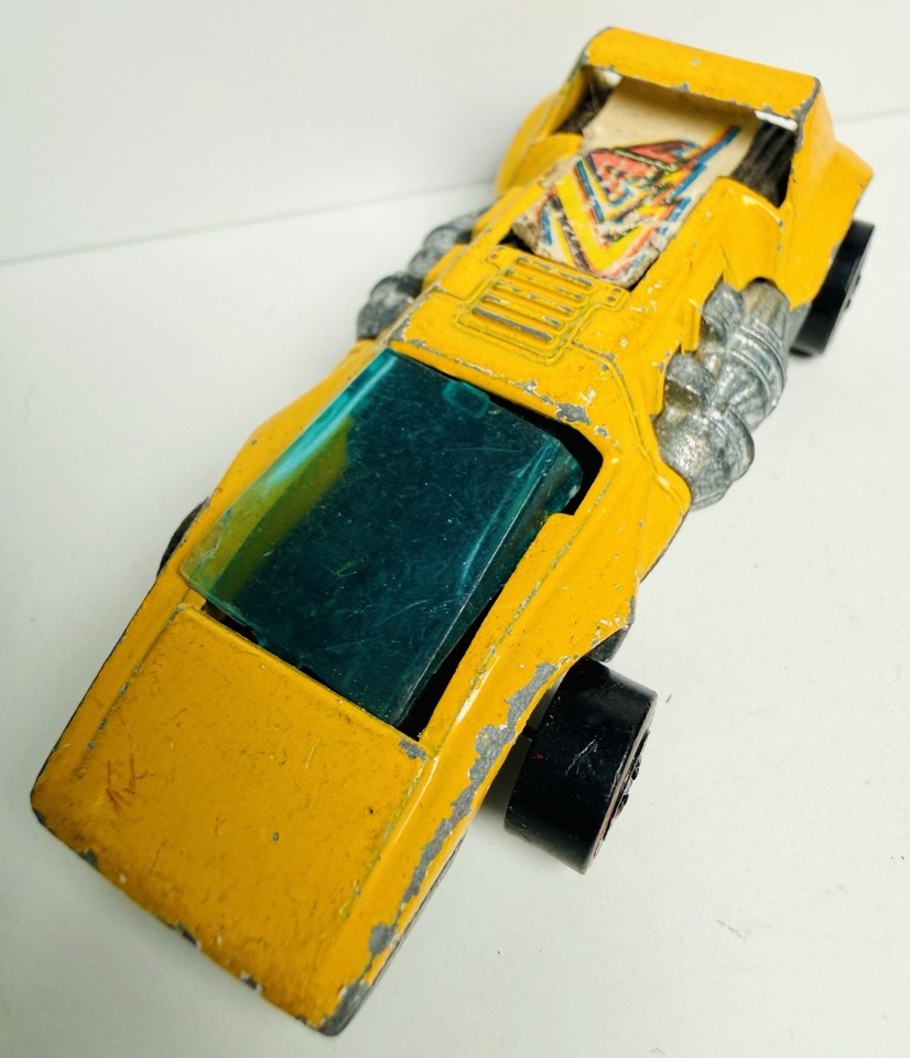 Hot Wheels Redline 1973 Double Header Yellow Enamel Hong Kong Original ...