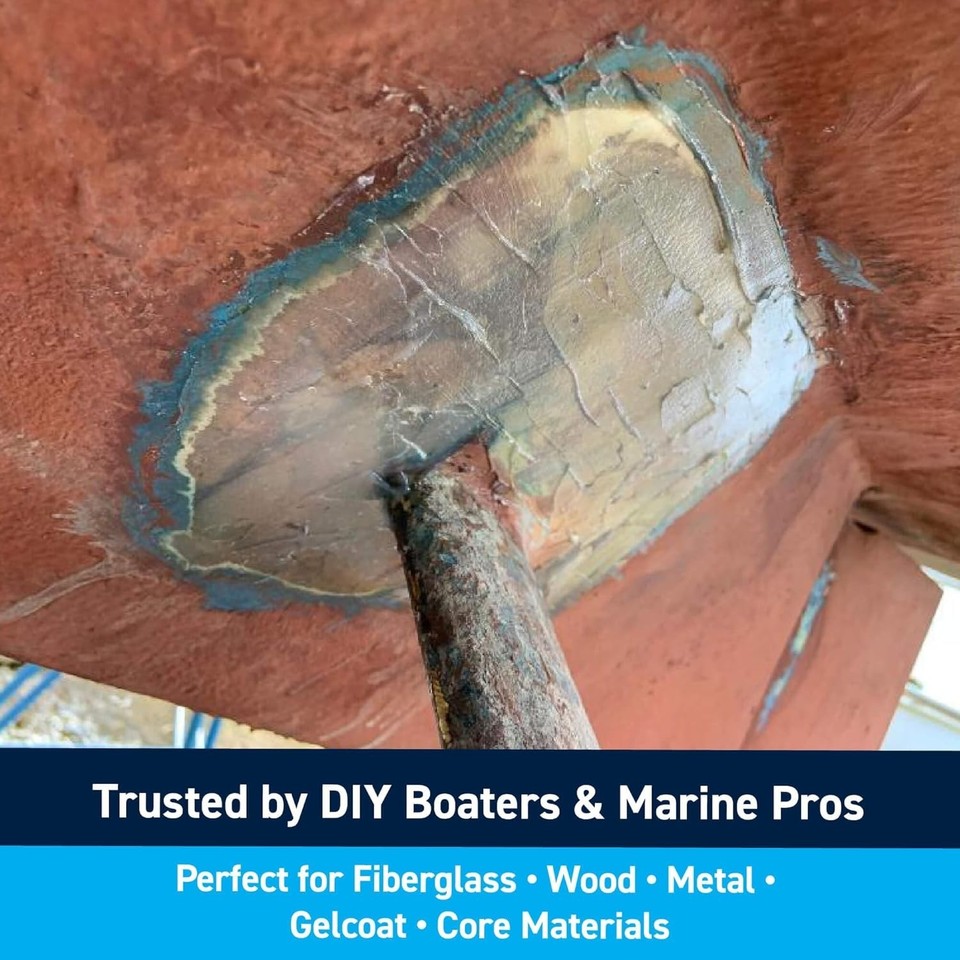Polyester Structural Repair Putty - Marine Grade Long Strand Fiber ...