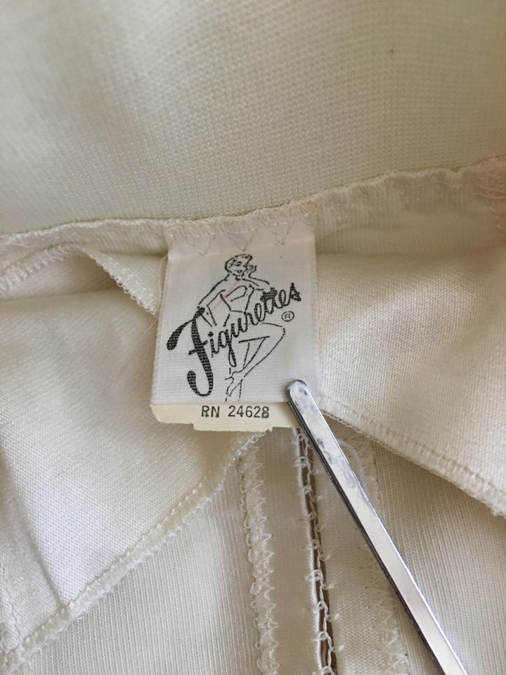 NIP VTG Figurette Long Leg Girdle Shaper w/Garters 2117 Petite Size XXS ...