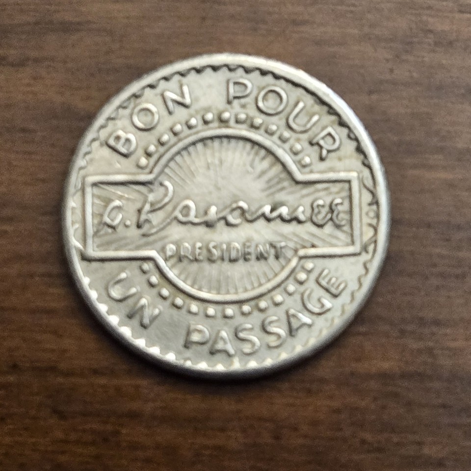 Service Laramee Inc-Sherbrooke, Quebec, Canada Transit Token ITEM TT89 ...