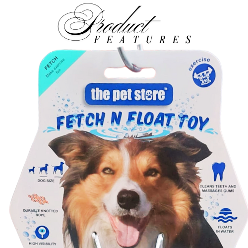 🐾 Fetch N Float Dog Toy – Floating Rope & Ring Strong Tug Fetch ...