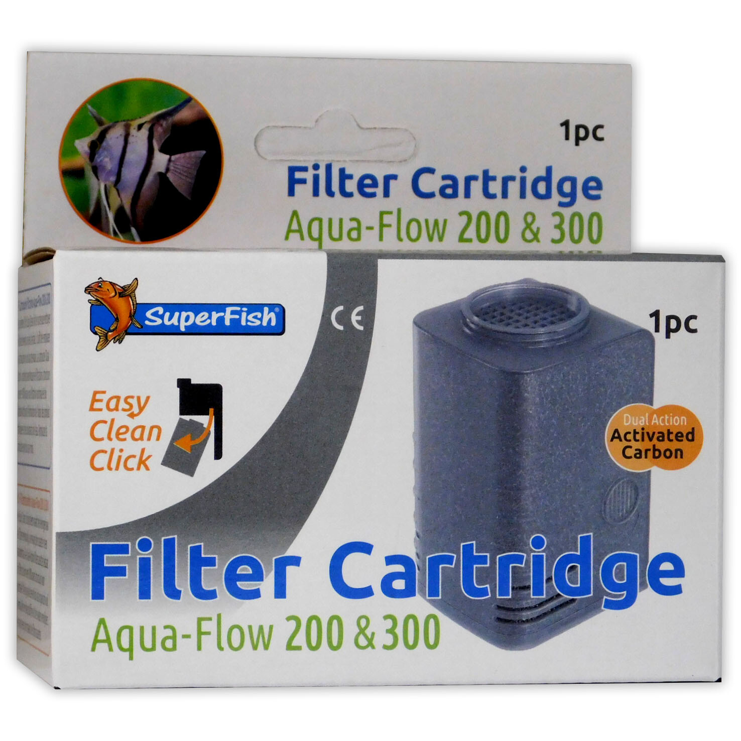 Superfish Aqua Flow 200 & 300 (A7030840) Filter Cartridge - Pack of 1 ...