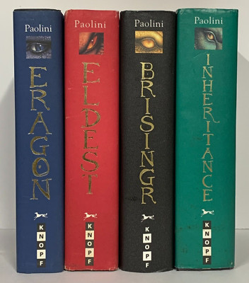 Complete (#1-4) ERAGON INHERITANCE CYCLE Series Set HARDCOVER Paolini ...
