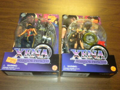 2 XENA WARRIOR PRINCESS Harem & Velasca Amazon 1999 ACTION FIGURES Toy ...