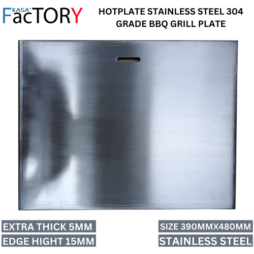 KASA Hot Plate Stainless Steel 304 Grade BBQ Grill Hot Plate Premium 48 ...