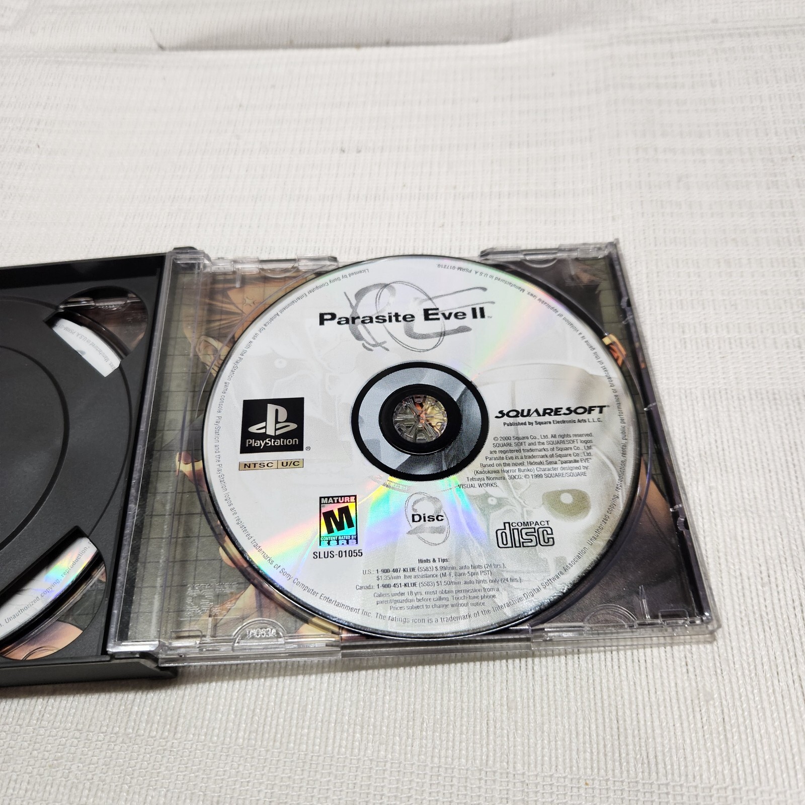 Parasite Eve II 2 (Sony PlayStation 1, 2000) PS1 - No Manual ...