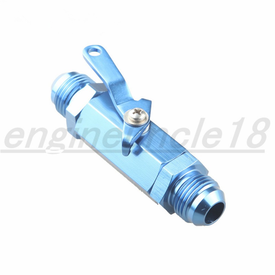 ADLERSPEED -8AN AN8 AN-8 Shut Off Valve Adapter Aluminum Fuel Fitting ...