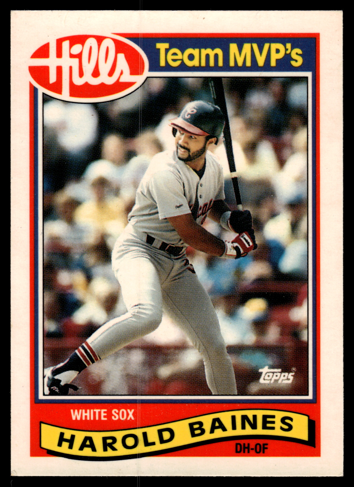 1989 Topps Hills Team MVP's Harold Baines #1 Chicago White Sox Baseball ...